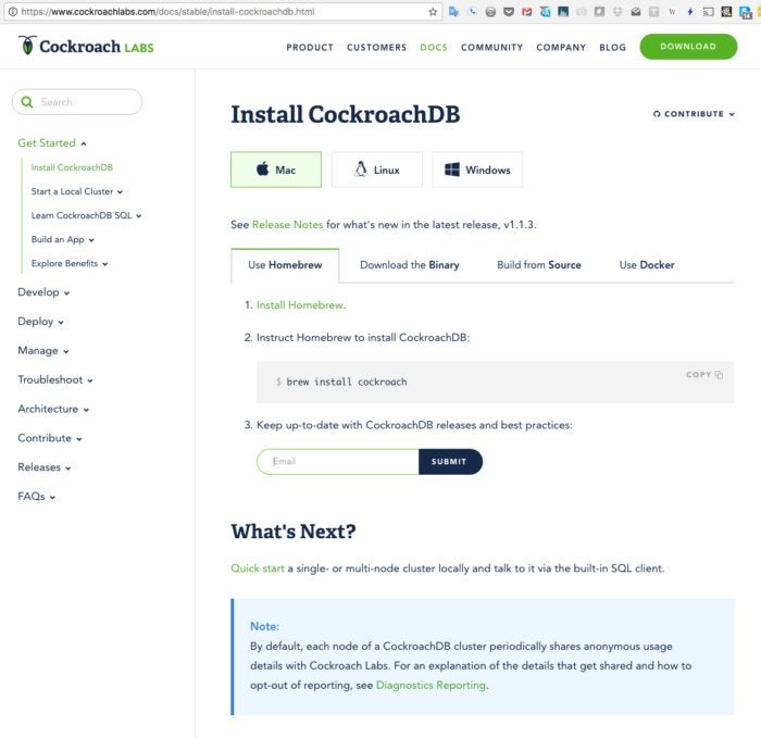 Cockroachdb Review A Scale Out Sql Database Built For Survival Infoworld
