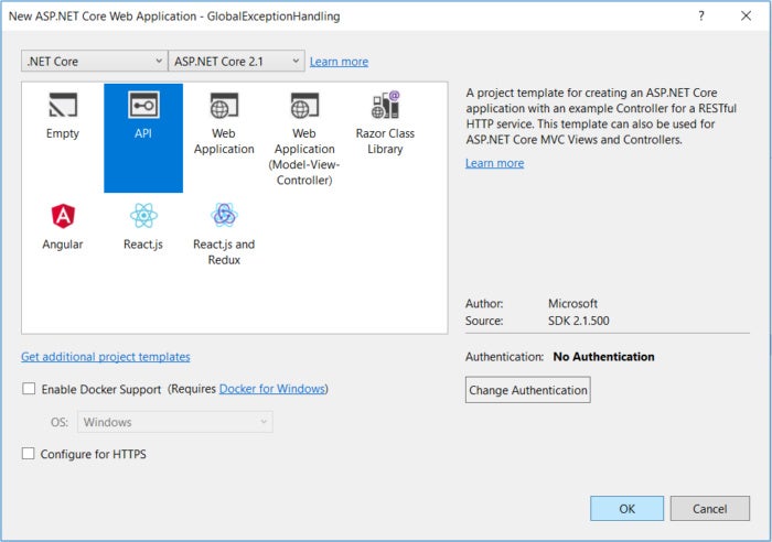 Global Error Handling In Asp Net Core Mvc