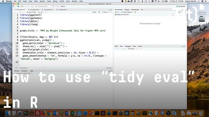 How to use tidy eval in R | InfoWorld How to use tidy eval in R | InfoWorld