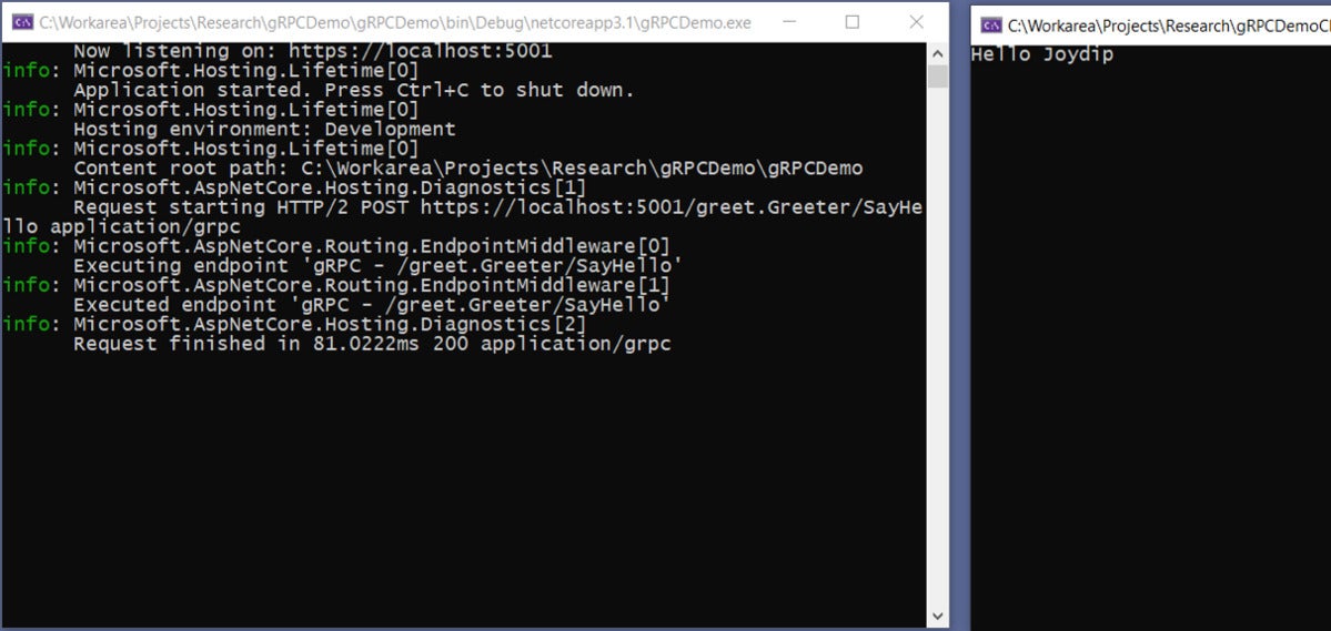 Getting Started With Grpc Client And Server Using Aspnet Core