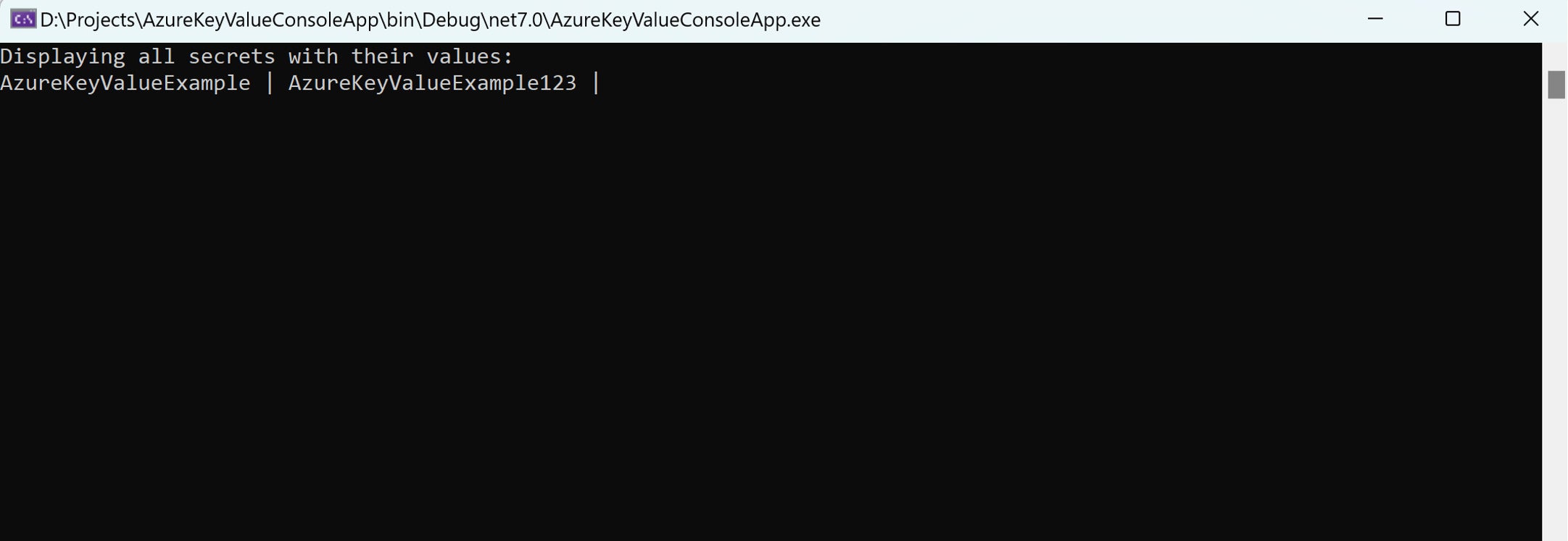 Azure Key Vault Add Secret Azure Key Vault Add Secret