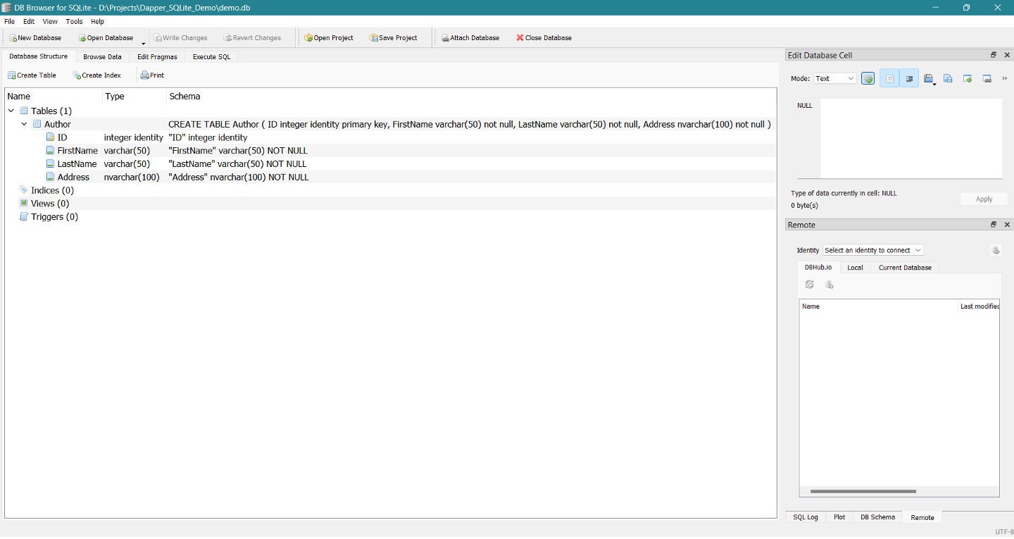 How To Work With Dapper And Sqlite In Asp Core Infoworld